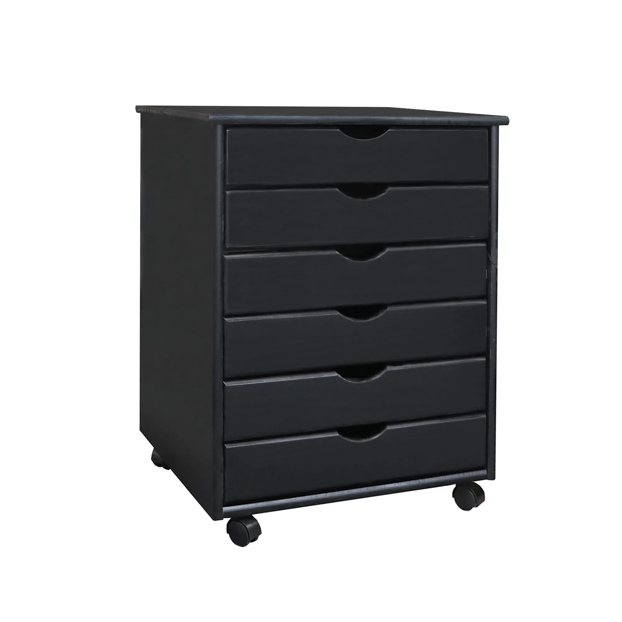 6 Drawer Wide Rolling Cart - Jela USA